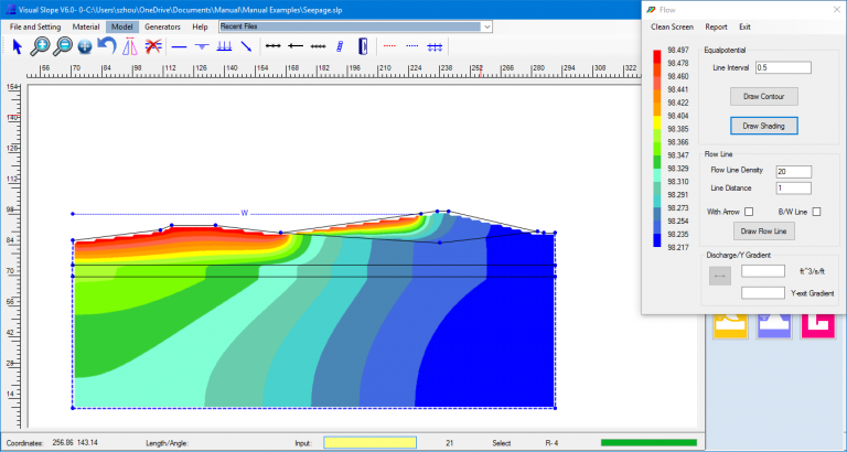 Seepage-FEM – Visual Slope